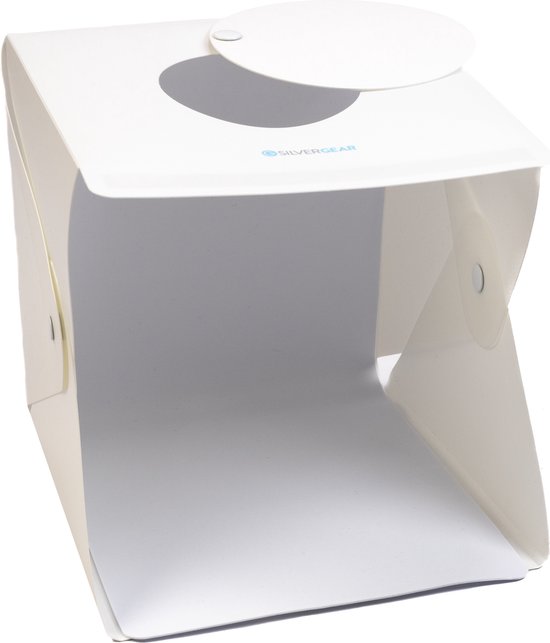 Silvergear - Opvouwbare Mini Fotostudio met LED Licht | bol.com