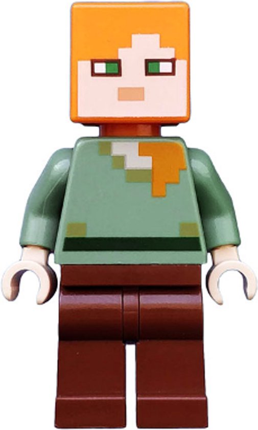 LEGO Minecraft Alex Minifigure - min017 (30432) - Speelgoedbazaar.nl