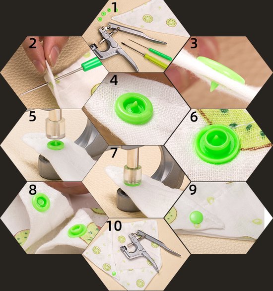 drukknopentang - T3 - T5 - T8 - Press button tool - Stevige handgreep ...