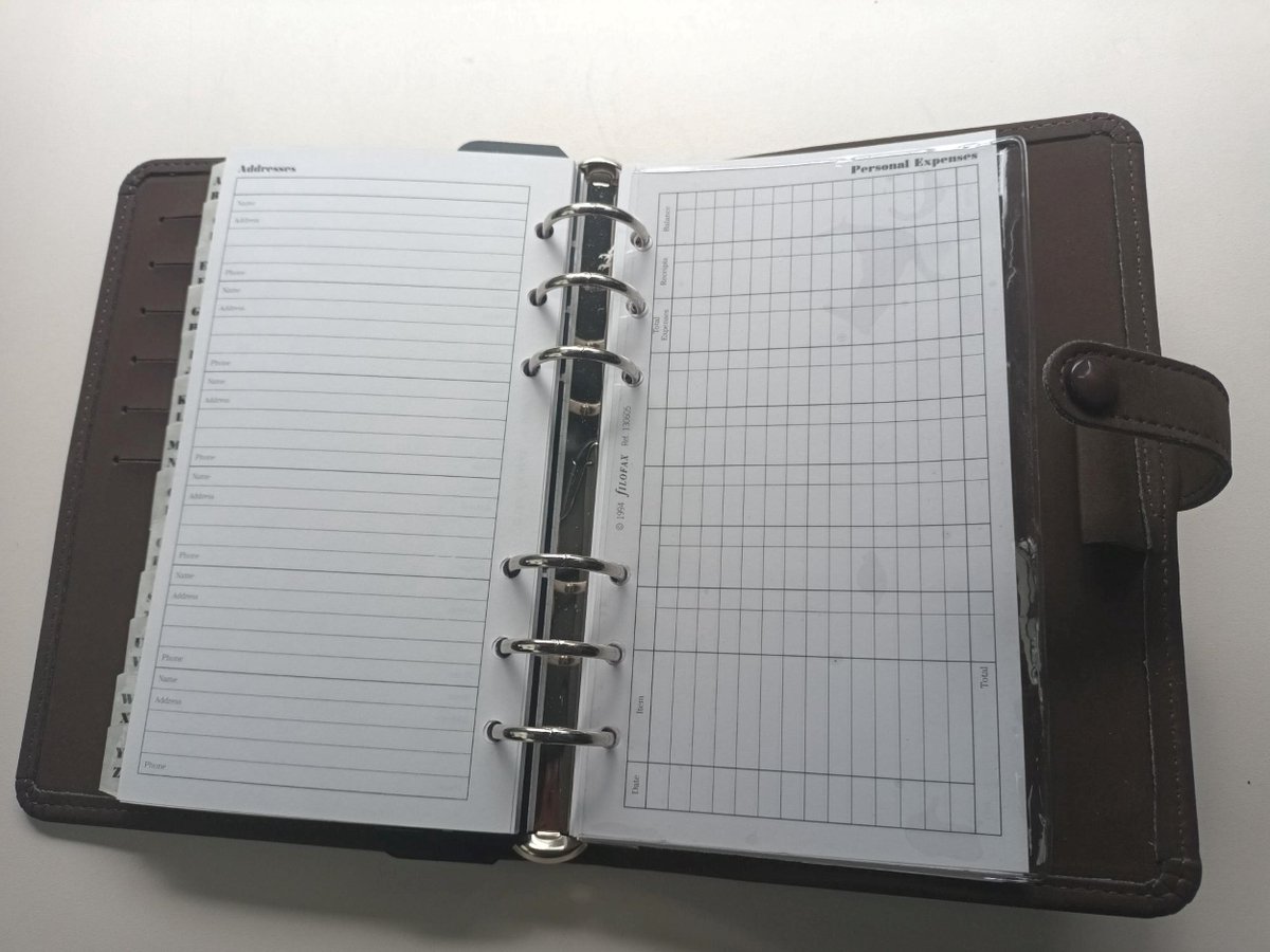Filofax Omslag Agenda Organizer Standard Leder Piazza Soft Espresso ...