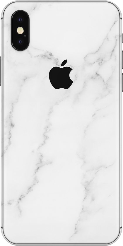 DODO Covers - iPhone XS Max - White Marble - Sticker - Skin | bol.com