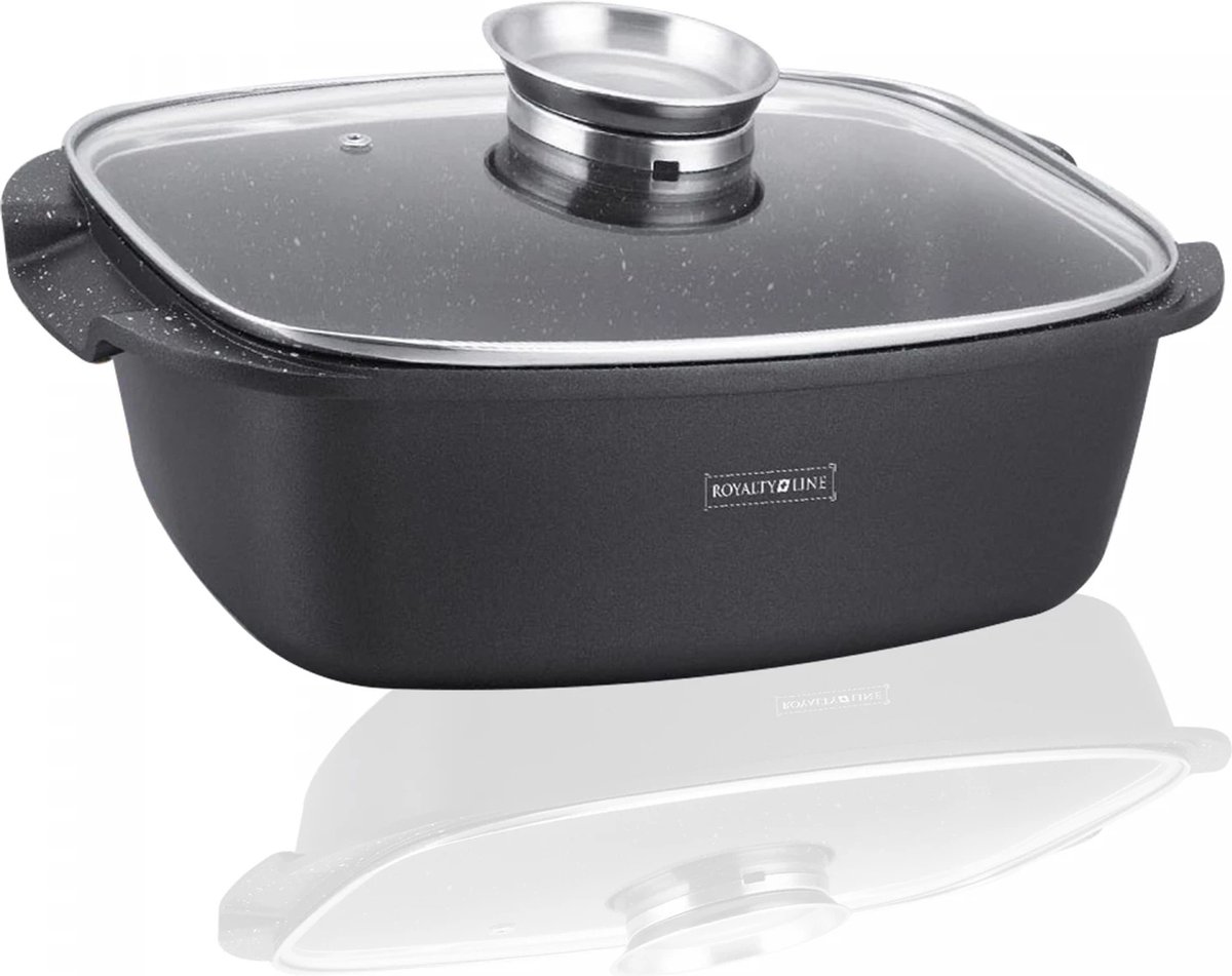Royalty Line Braadpan - 6.9 Liter - Braadslede - 34 cm - Braadpan ...