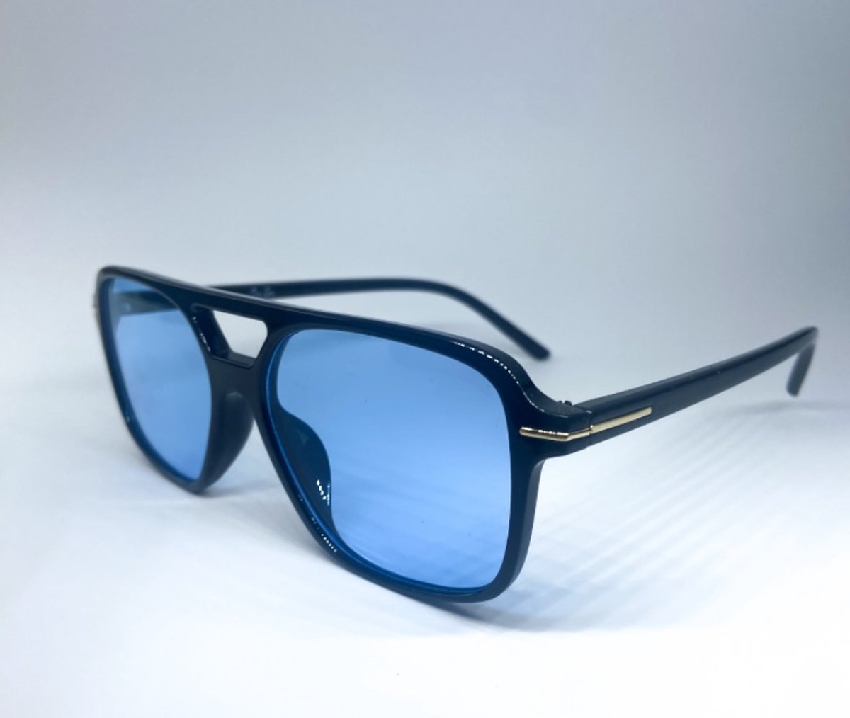 Festivalbril - Techno Bril - Rave Bril - Zonnebril - Zwart - Blauw ...