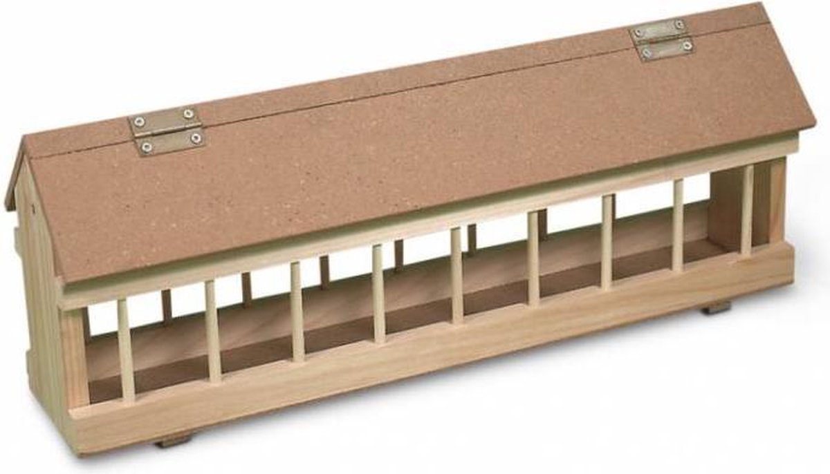 Natural - Voersilo - Duif - Duiveneetbak Hout 17x60x23cm - 1st | bol