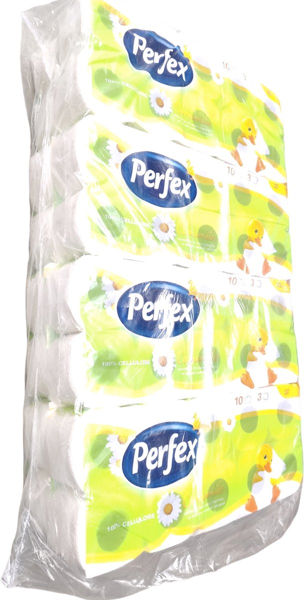 VOORDEELPAK Perfex toiletpapier 10 rollen x 8 PAKKEN 80 ROLLEN 3 lagen ...