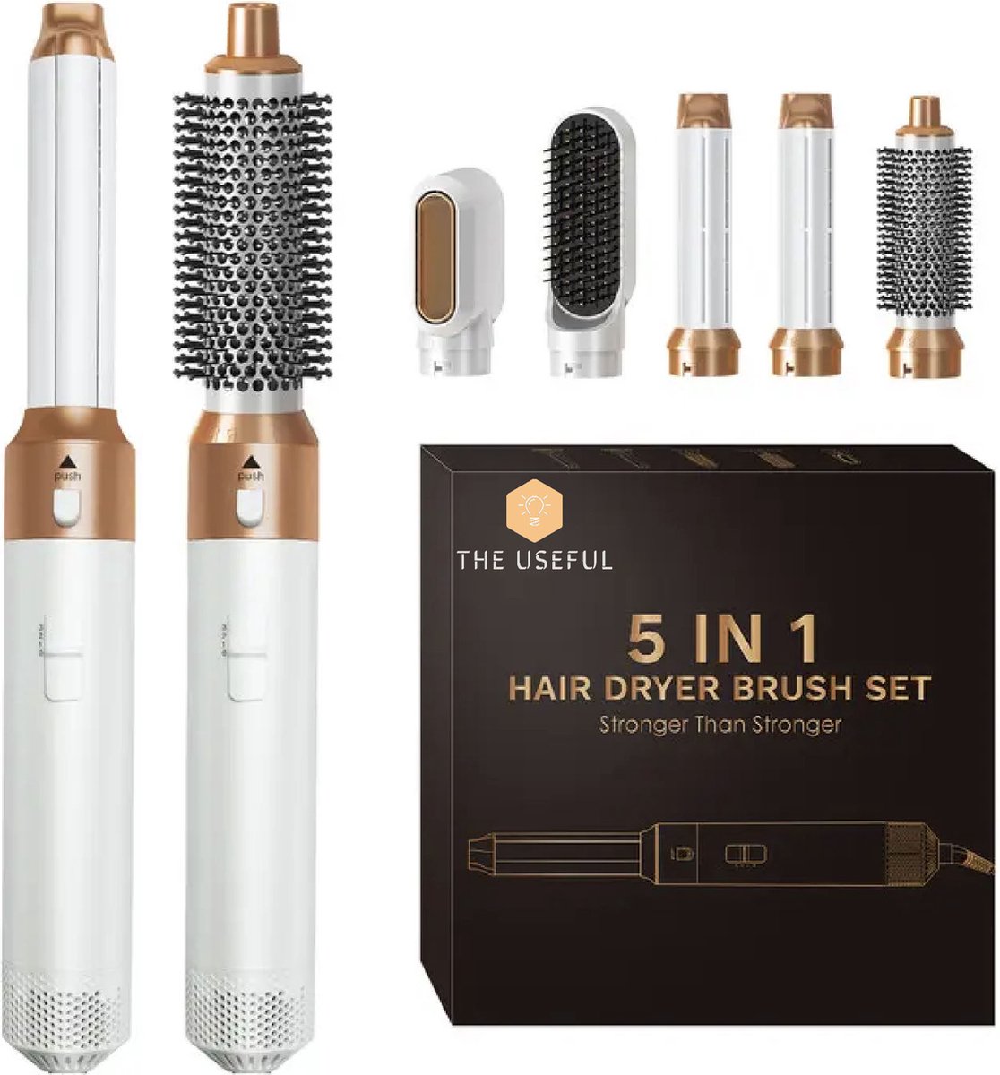 Krultang 5 In 1 - Stijltang - Airstyler - Multistyler - Fohnborstel ...