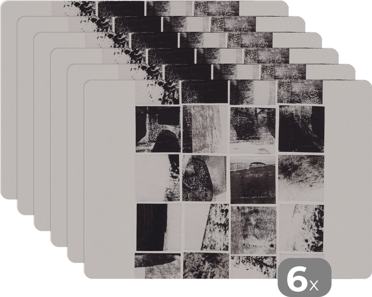 Mozaïek - Abstract - Zwart - Wit | bol.com