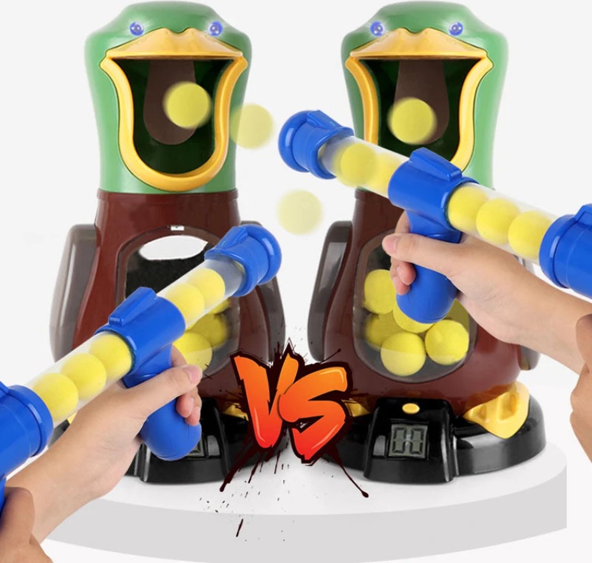 Hongerige Eend Schietspel - Speelgoed met Lucht Aangedreven Pistool en ...