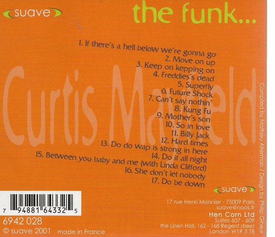 Funk, Curtis Mayfield | CD (album) | Muziek | bol