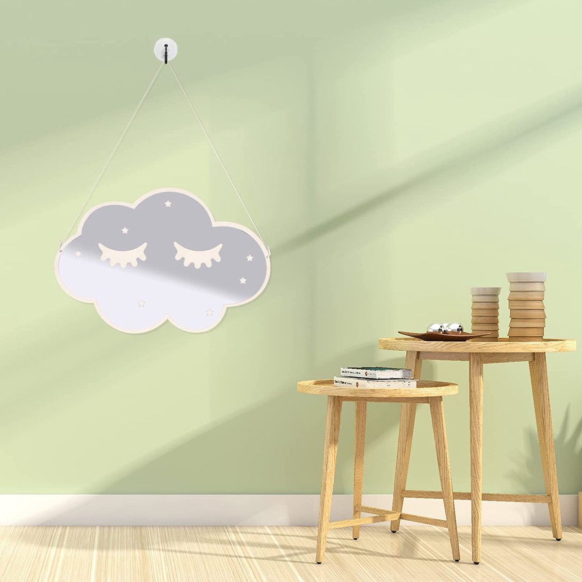 Wandspiegel Kinderkamer 3D Wolken Spiegel Wandspiegel Acryl Spiegel ...
