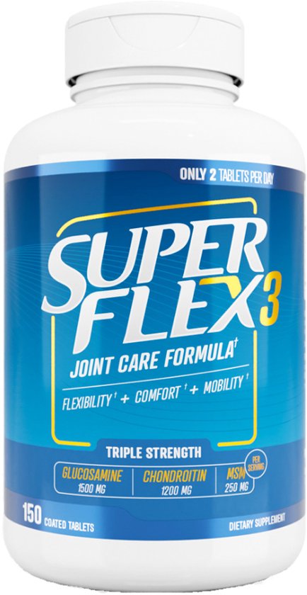 SUPERFLEX-3 – Supplement voor gewrichten – Glucosamine, Chondroitin ...