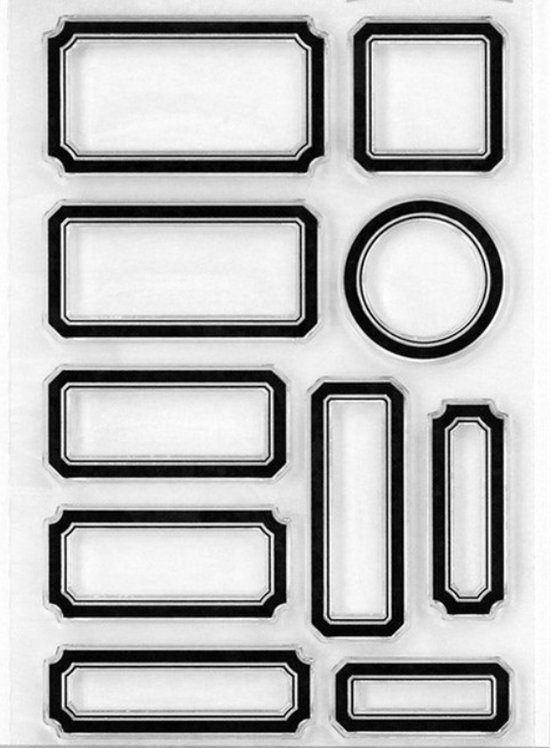 Silicone Stempel - Blokken En Kaders Stempel - Stempel Voor Hobby ...