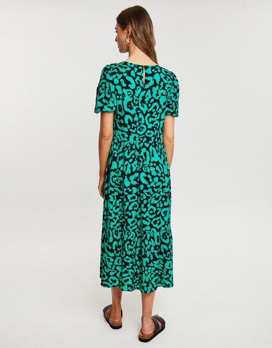 Threadbare Denim Corps Thb Snow Tierred Midi Dress Jurk | bol.com