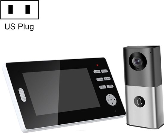 2.4G Draadloze Video Deurbel 720P Ondersteuning Nachtzicht & Talk ...