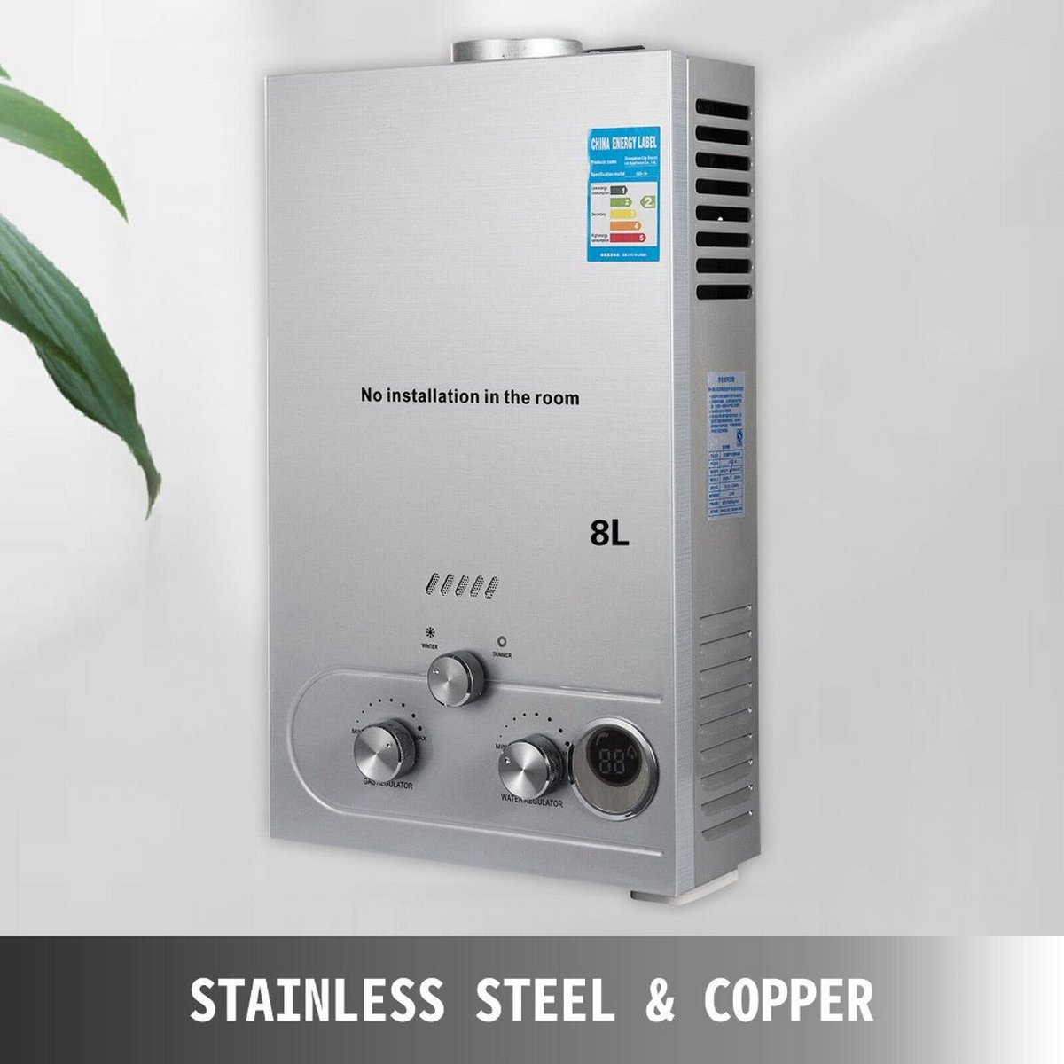 De #1 Camping boiler - Propaan - Butaan - LPG Geiser 8 Liter - minuut ...