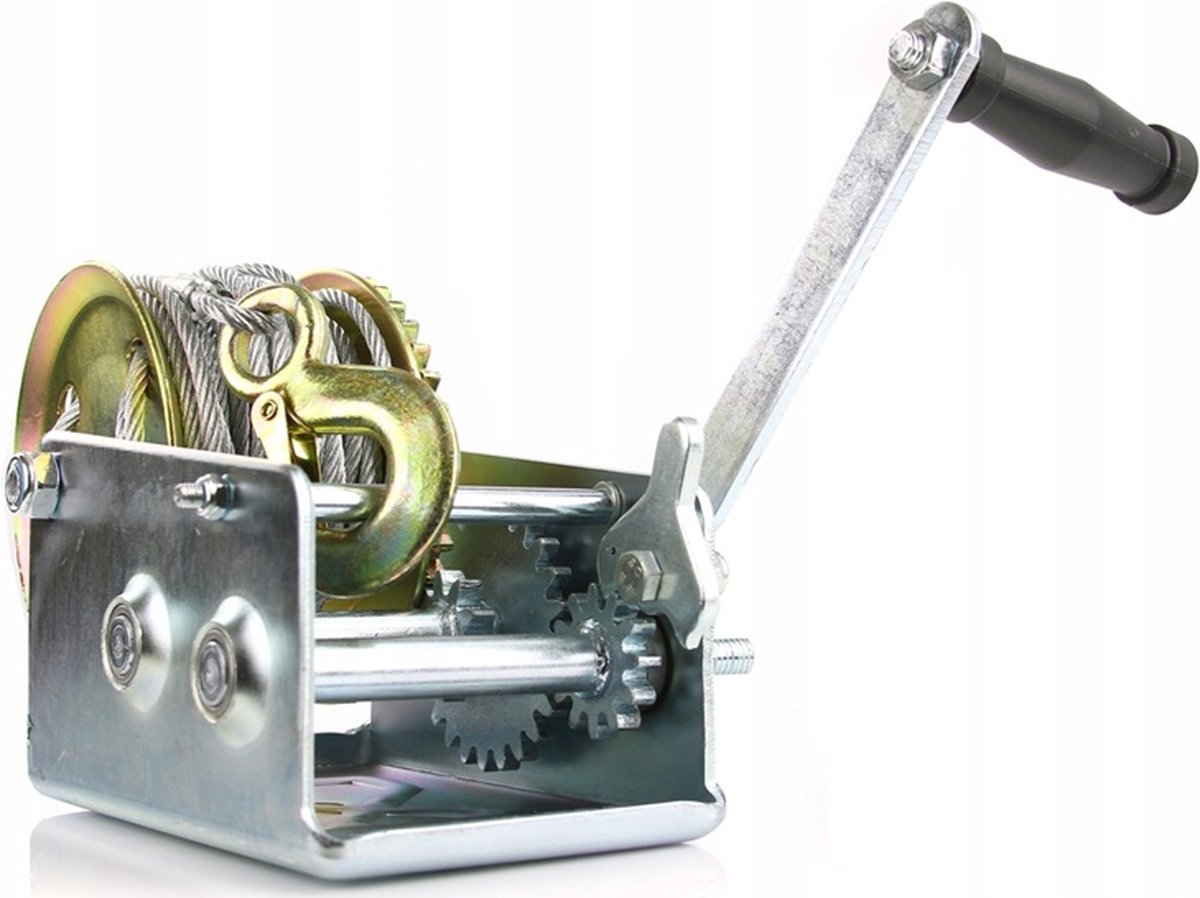 Handmatige Lier - 10m Stalen Kabel - 1100kg | bol