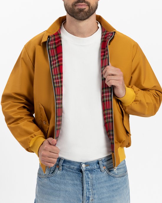 Harrington Jas - Klassieke Herenjas - Gele Jas - herenjas – Heren ...