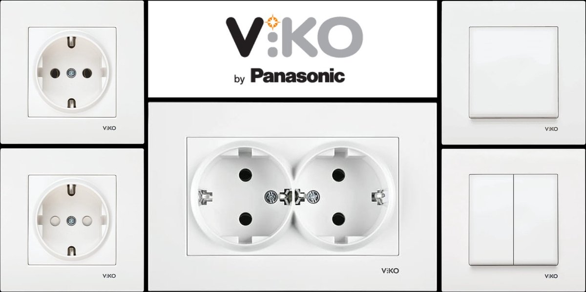 Panasonic Viko 2 voudig Afdekraam -Karre Serie | bol