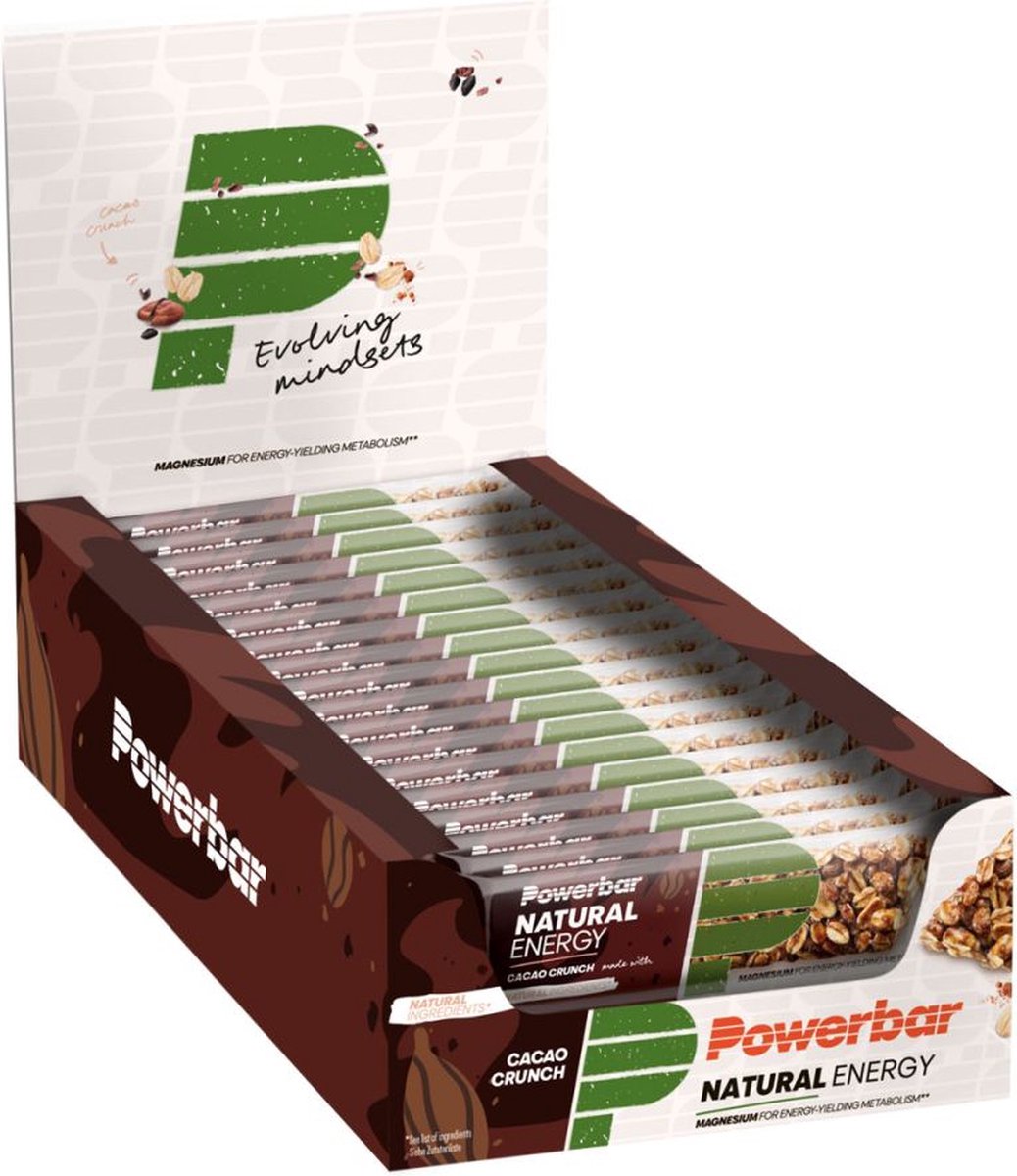 Powerbar - Natural Energy Bar 18 x 40 g - Cacao Crunch | bol.com