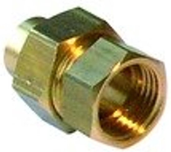 Nemo Go koperen soldeerfitting driedelige koppeling 1/2F x Ø15mm messing | bol