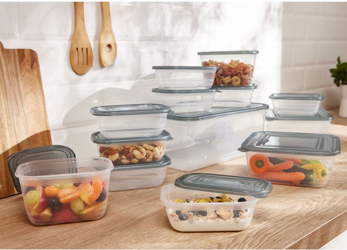 Vershouddozen set 13 delig, magnetron bestendig, Ideaal voor vers ...