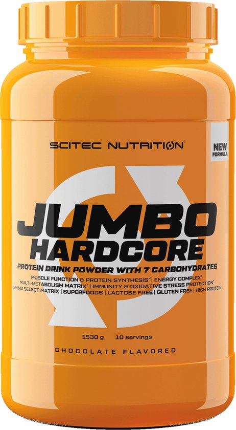 Scitec Nutrition - Jumbo Hardcore (Chocolate - 1530 gram) - Weight ...