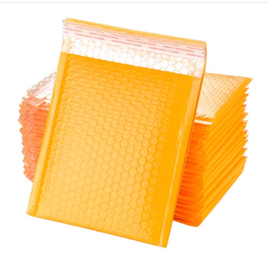 Luchtkussen Envelop 13x18 - Kleur: Geel - Bubbeltjes Enveloppen ...