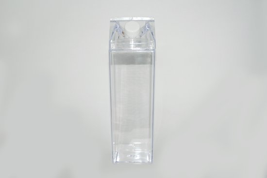 Melkfles - Wit - 1000ml - 1L - Drinkfles - Transparant | bol