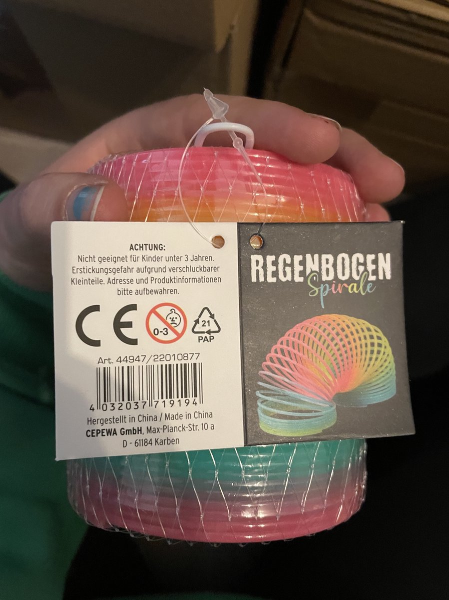 Grote regenboog trapveer - rainbow - springveer speelgoed traploper ...