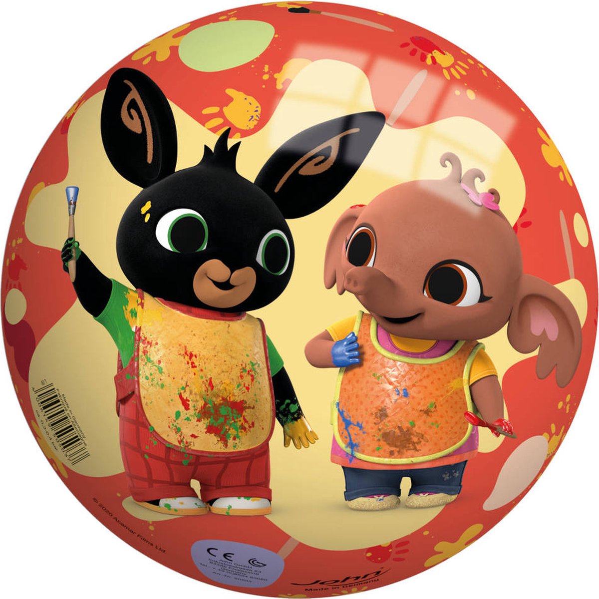 Bing Bal - Speelbal 23 cm - Voetbal - Opgeblazen - Baby - Peuter ...