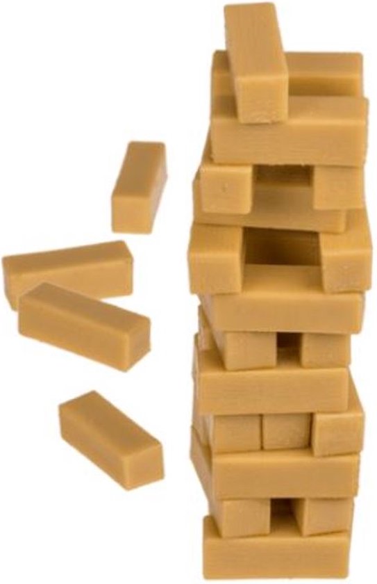 mini spel Toren Bouwen behendigheidsspel in blik reisspel | Games | bol