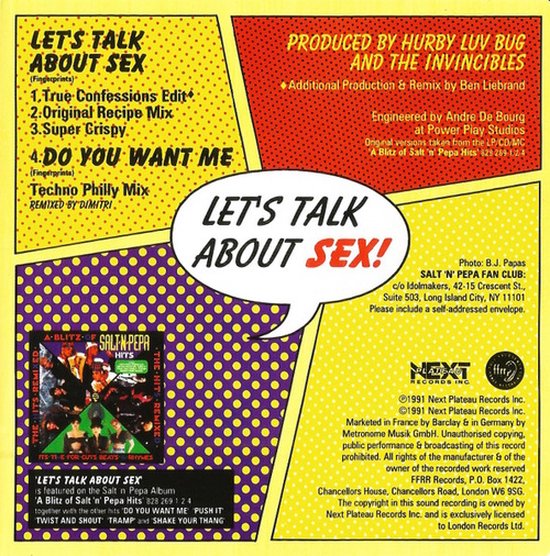 Salt N Pepa Lets Talk About Sex Salt N Pepa Cd Album Muziek Bol