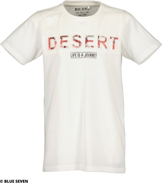 Blue Seven - T-shirt - korte mouwen - wit - Maat 140 | bol.com