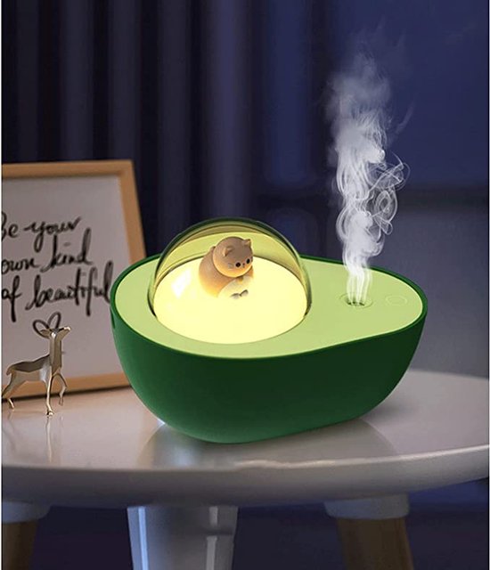 Luchtbevochtiger - Leuke huisdieravocado Creatieve lucht met grote ...
