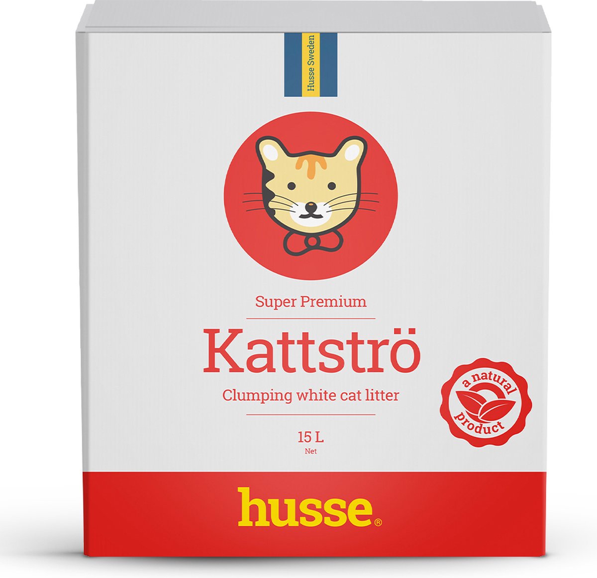 Husse Kattstro 15L Klonterende Super Premium kattengrind ...