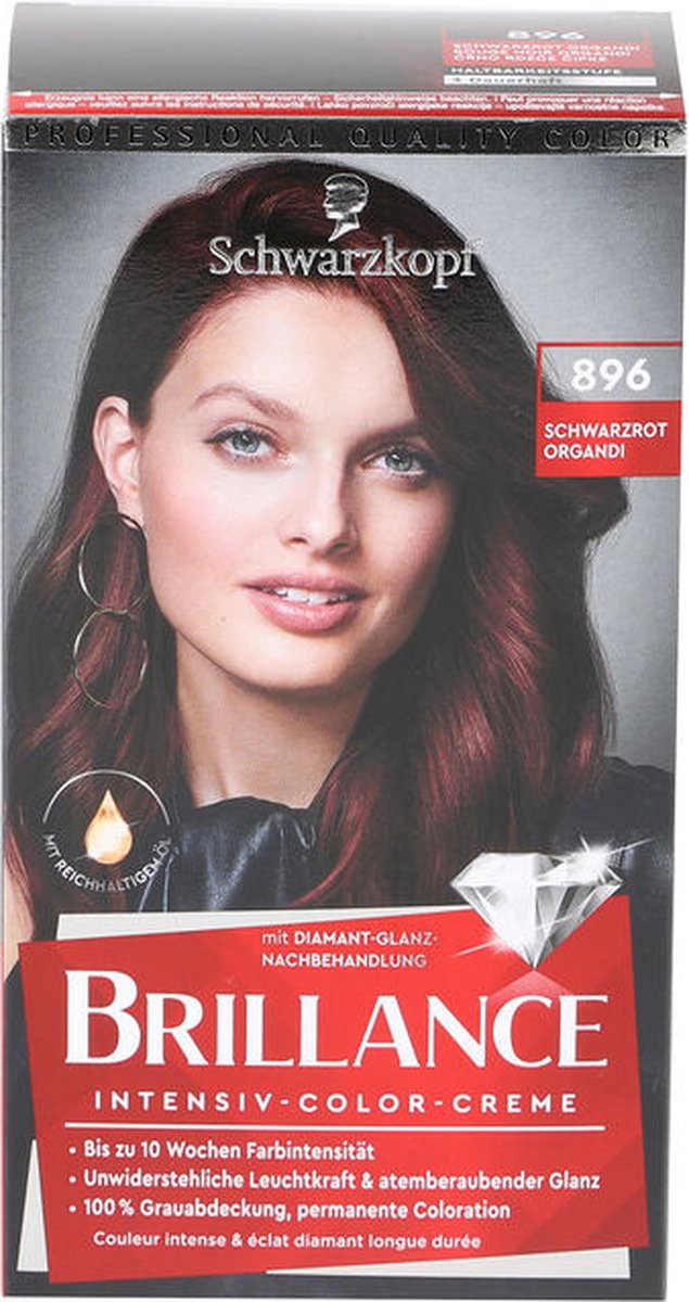 Schwarzkopf Brillance Intensive Color Creme haarkleuring Rood | bol.com