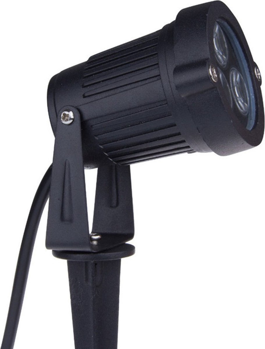 Spots à planter noir pour extérieur IP65. Spot d'extérieur à LED avec ...