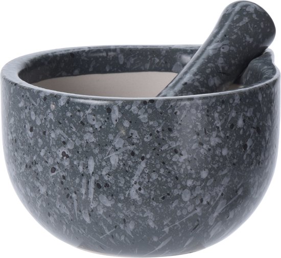 Excellent Houseware Vijzel Keramiek - Ø10,5x6cm - 330 ml | bol