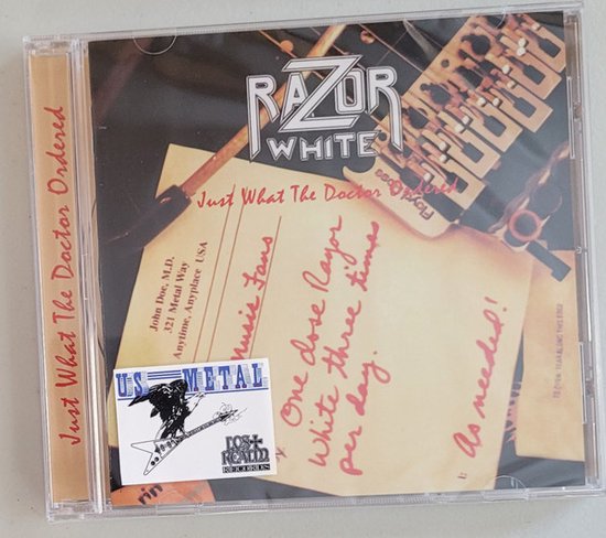 Razor White - Just What The Doctor Ordered (CD) (Remastered), Razor ...