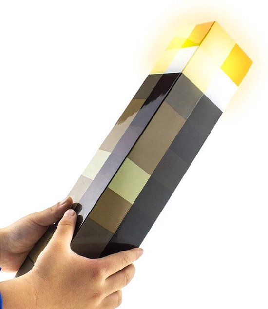 Minecraft Torch LED Lamp Oplaadbaar - Speelgoed - Nachtlamp - Kinderen ...