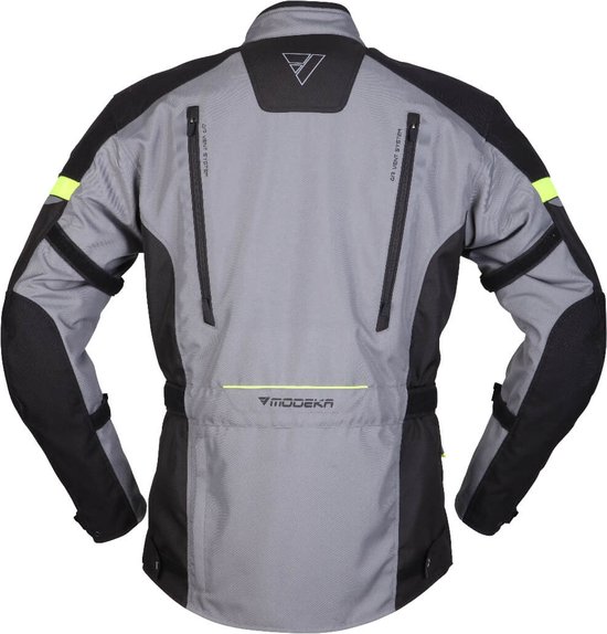 Modeka Jacket Striker II Dark Grey Black - Maat M - Jas | bol