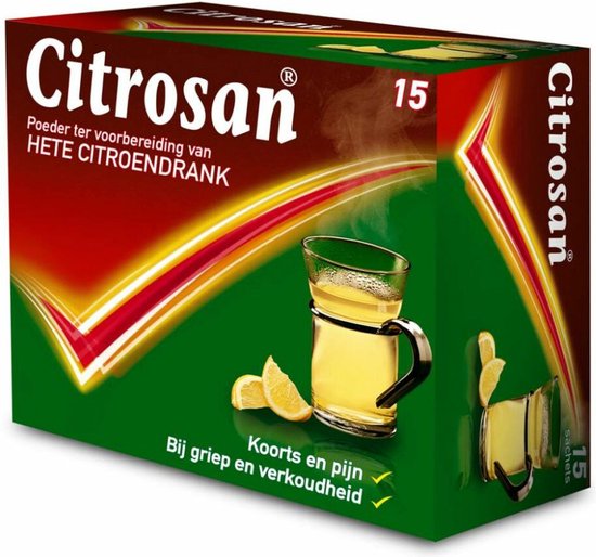 Citrosan Hete Citroendrank - 1 x 15 sachets | bol