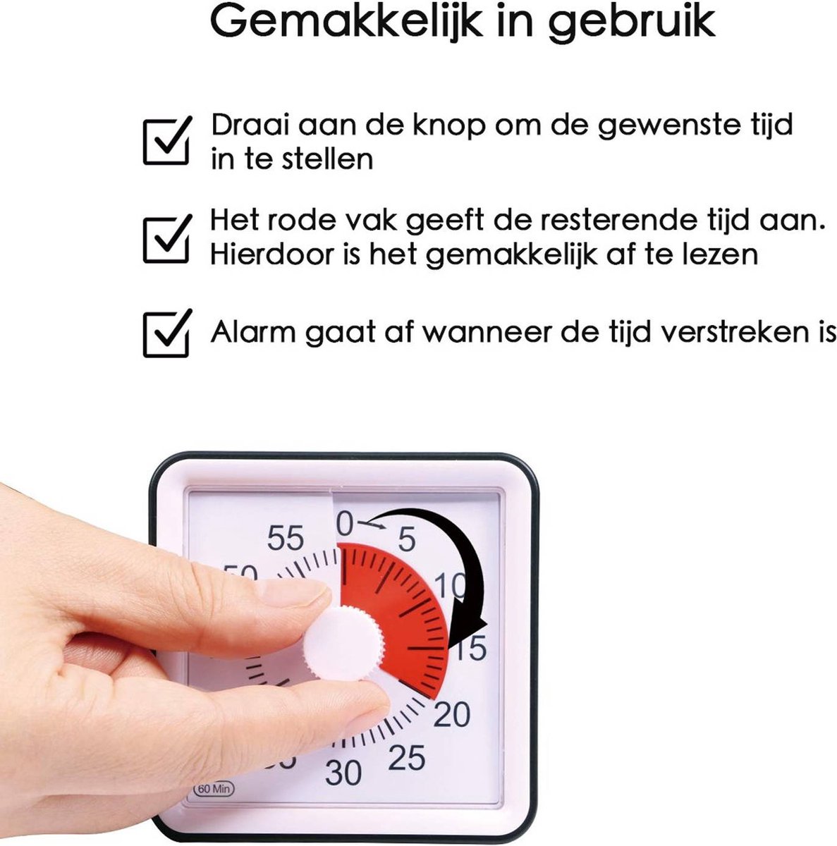 Hoogwaardige Leerklok Timer voor Kinderen - Educatieve leerklok kind ...