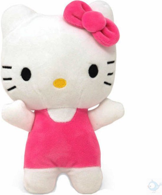 Hello Kitty (Roze) Pluche Knuffel 20 cm {Hello Kitty Plush Toy ...