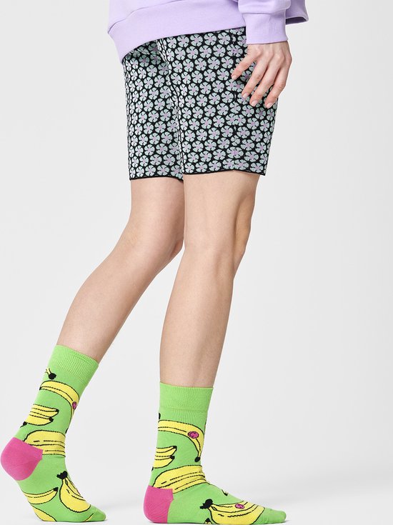 Happy Socks Dames Sokken Met Print Banaan Groen - Maat 36-40 | bol