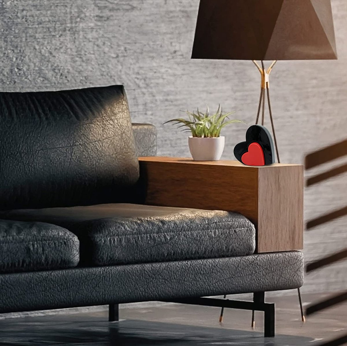 Coeurs doubles élégants pour la décoration - coeur décoratif moderne en ...