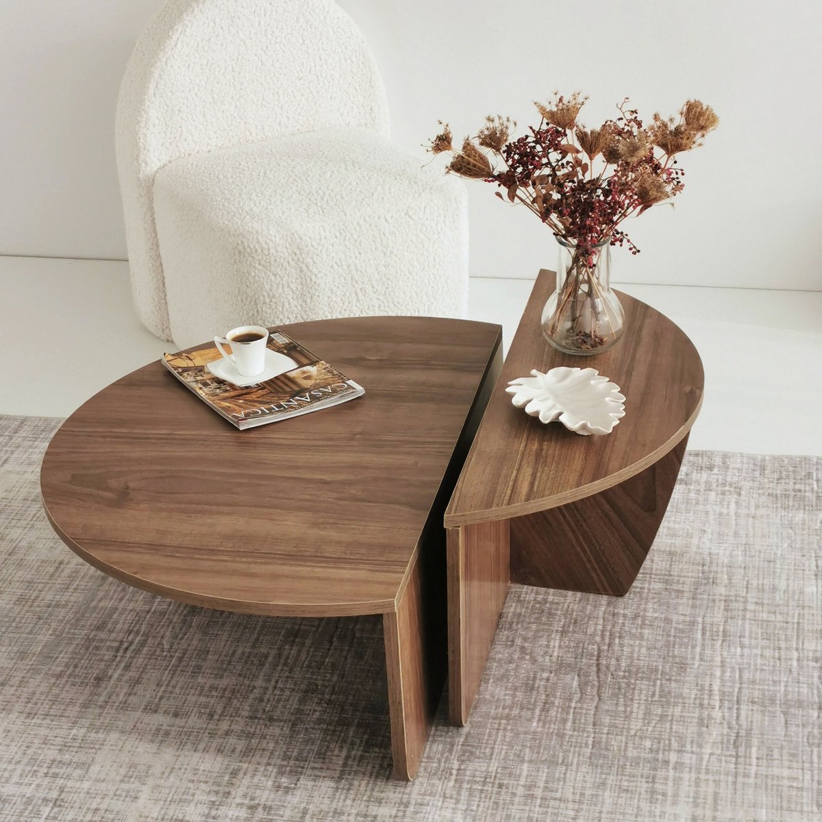 Emob - Salontafel - Bruin - 90x60x35 cm | bol.com