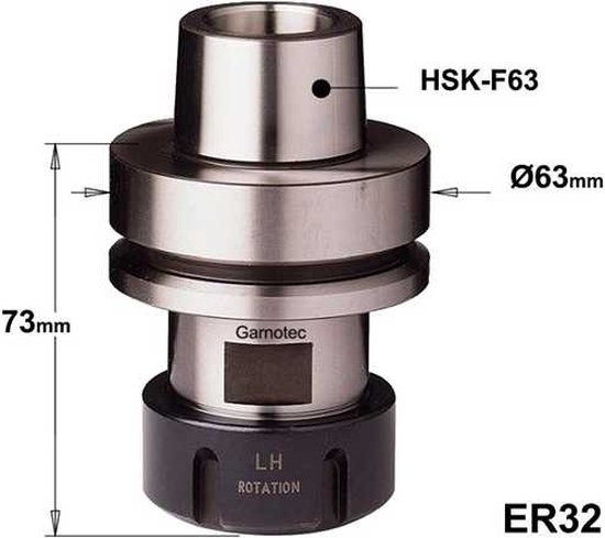CMT - HSK precisie-spantanghouder ER32 - Snijgereedschappen | bol
