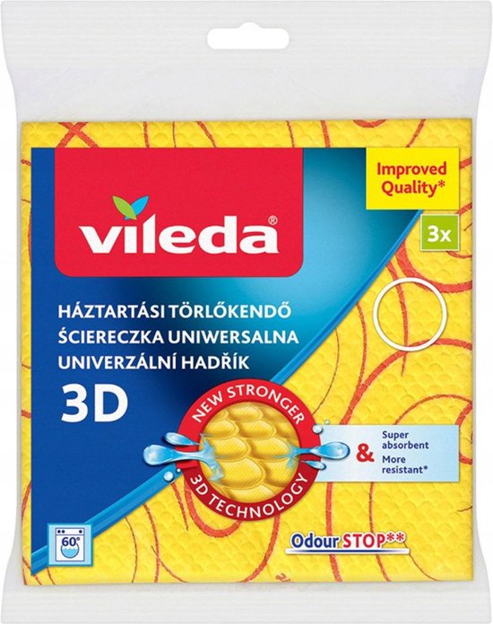 Vileda Microfibre 3D - 30 pc | bol.com