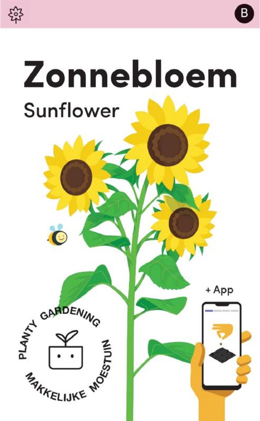 Makkelijke Moestuin - Zonnebloem Henri Wilde (Helianthus) | bol